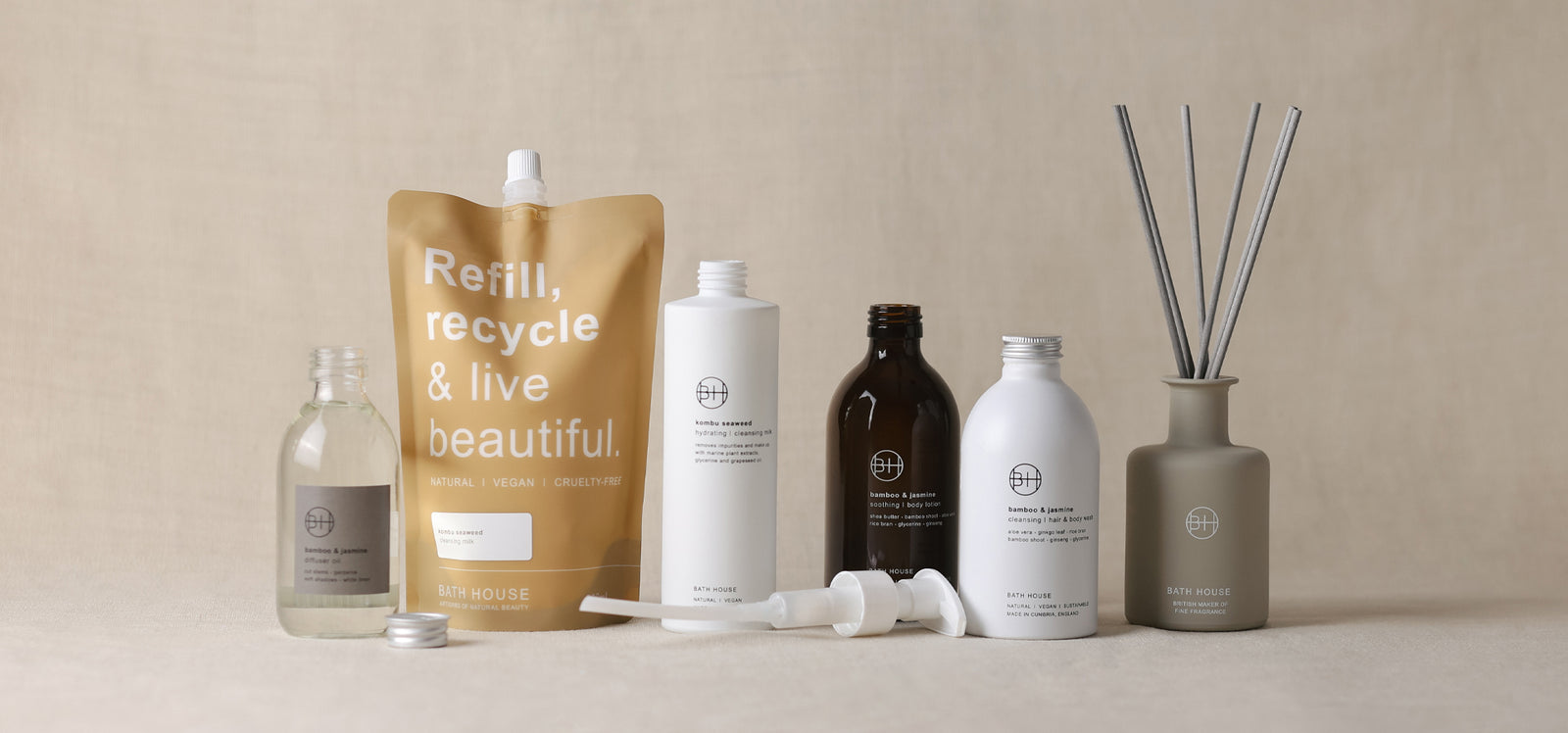 Discover Refillable Skincare | Natural Bath Products